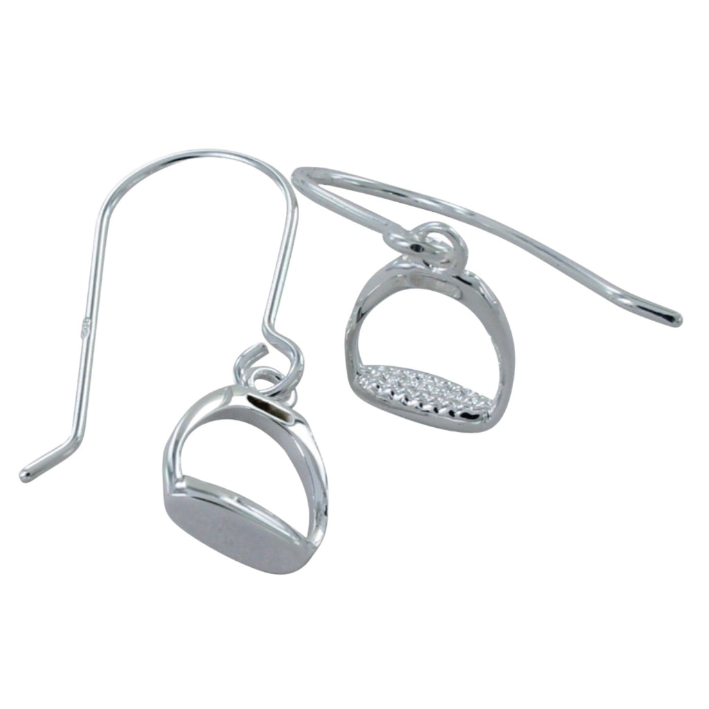 Detailed Stirrup Earrings | Sterling Silver – Reeves & Reeves