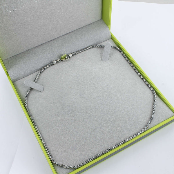 Mens Box Chain | Mens Sterling Silver Jewellery | Reeves & Reeves